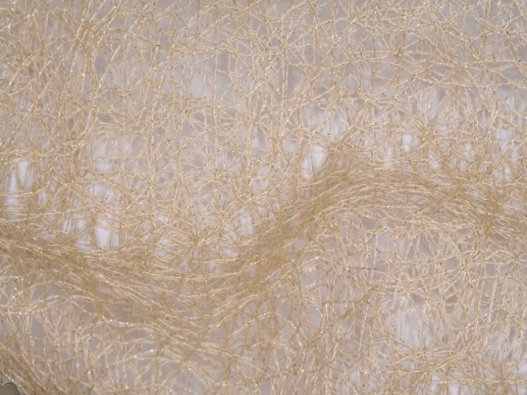 Lovely Scrim, Gorgeous w/ Hint of Metallic Threads Throughout, Drapery ...