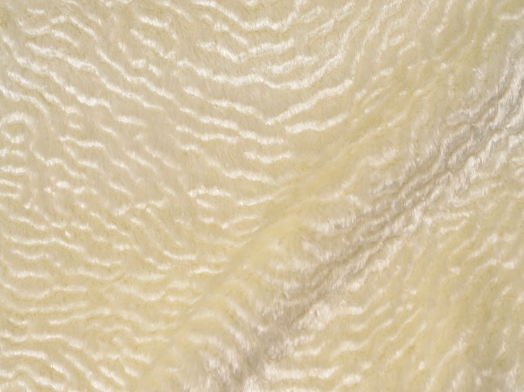 Last roll Creamy Ivory Textured Velvet Fabric- Modern / contemporary ...