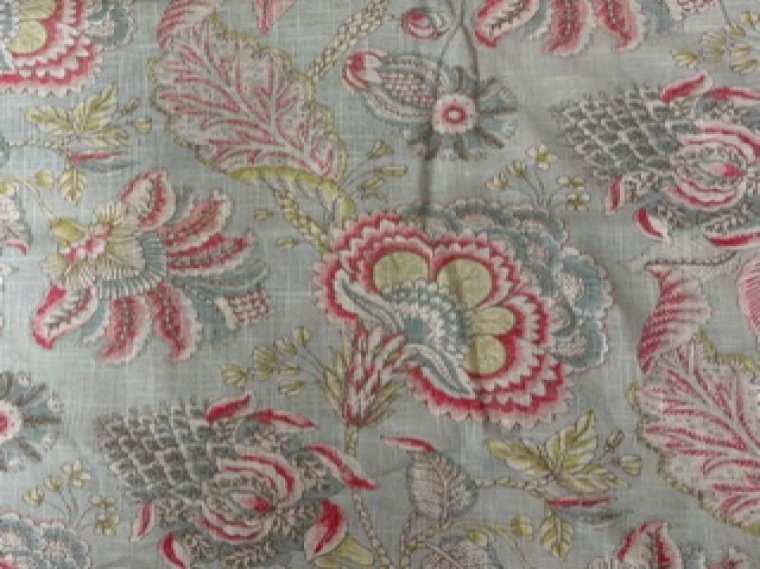 English Linen Floral Fabric for anything, Upholstery, drapes, bedroom