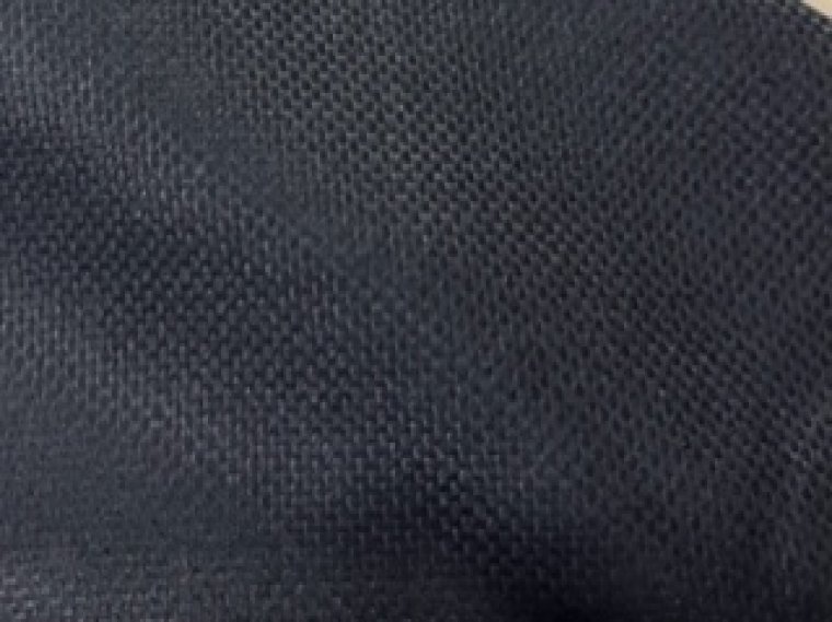 Deep Rich Navy Blue Woven Fabric with Backing for Upholstery