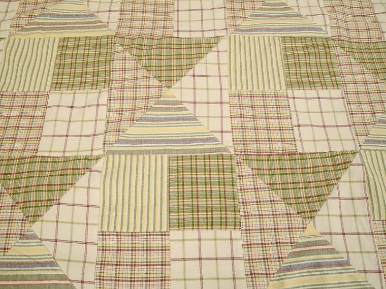 English Patchwork Woven Cotton Designer Upholstery, drapery, bedding Fabric